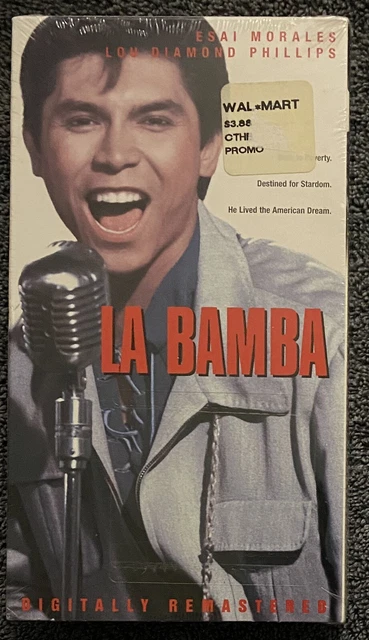 LA BAMBA VHS Lou Diamond Phillips, Esai Morales, Rosana DeSoto flambant ...