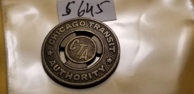 CHICAGO TRANSIT AUTHORITY Cta Token Idc241. $14.40 - PicClick CA