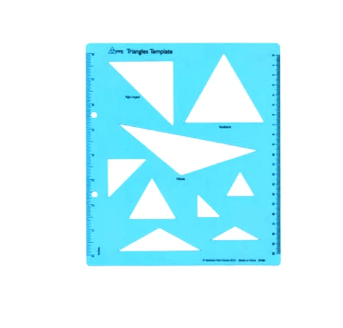 TRIANGLES TEMPLATE GEOMETRY Names of Triangles Maths Activity $15.58 ...