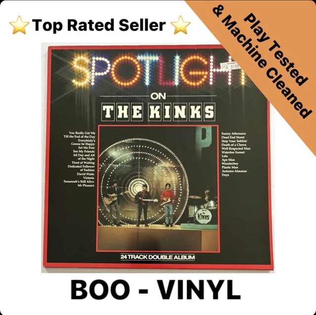 THE KINKS - Spotlight On The Kinks ~ Double disque vinyle neuf comme neuf / état EX EUR 24,64 ...