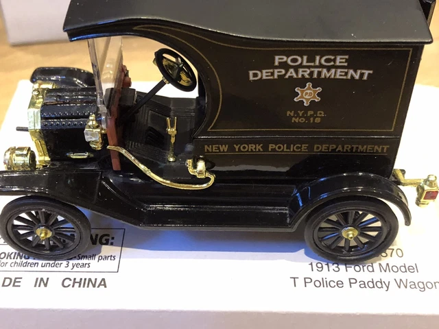 1913 FORD MODEL T Police Paddy Wagon SS-T5370 Model Car £18.00 ...