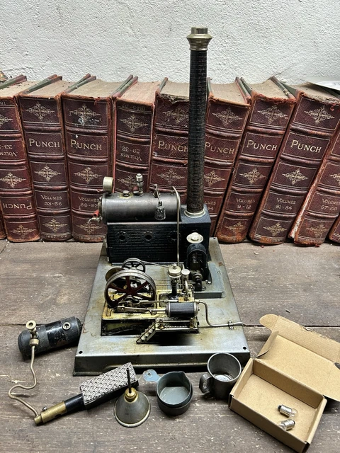 LIVE STEAM DOLL et Cie Stationary Engine Model With Dynamo And Light £ ...