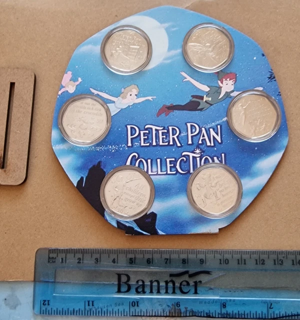 PETER PAN 50P coin set 2019 WITH DISPLAY FRAME £35.00 - PicClick UK