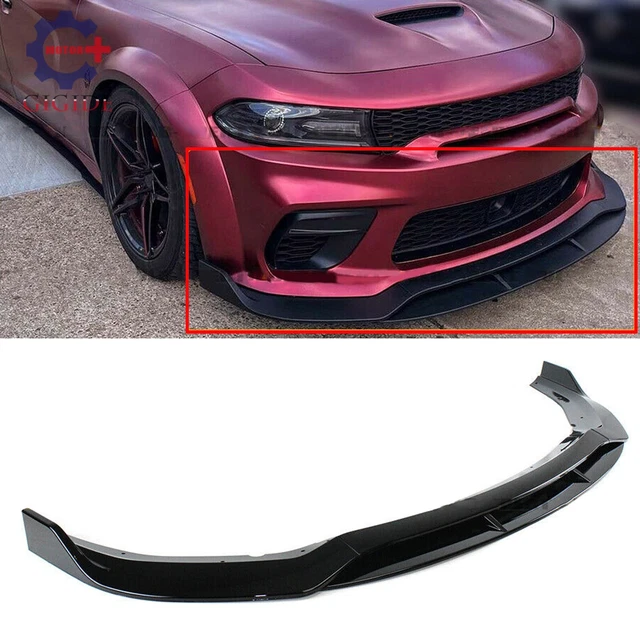 FOR DODGE CHARGER SRT Hellcat Scat Widebody 2020-22 Front Bumper Lip ...