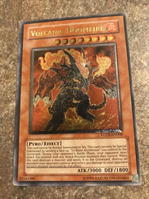 VOLCANIC DOOMFIRE FOTB-EN008 Ultimate Rare Unl LP $39.99 - PicClick CA