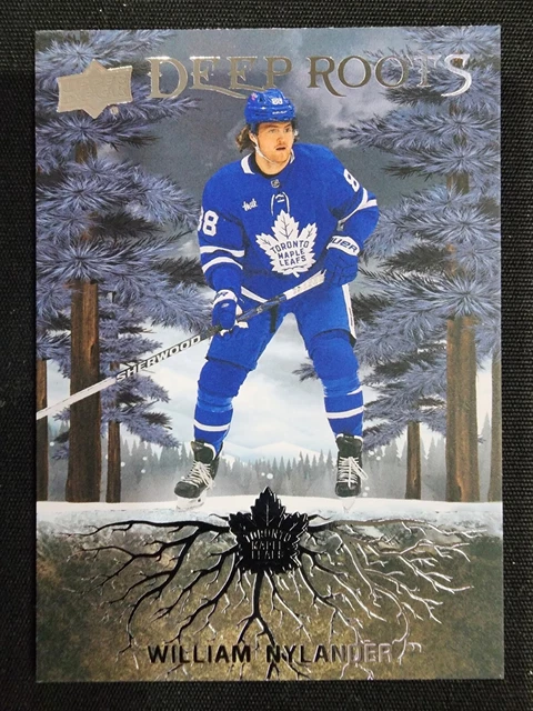 2023-24 UPPER DECK Series 2 William Nylander Deep Roots #DR-23 Maple ...