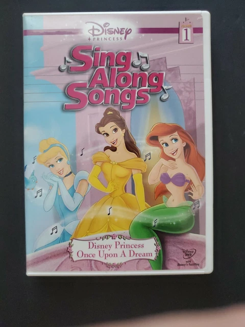 DISNEY PRINCESS SING Along Songs, Vol. 1 - Once Upon A Dream [DVD] $20. ...
