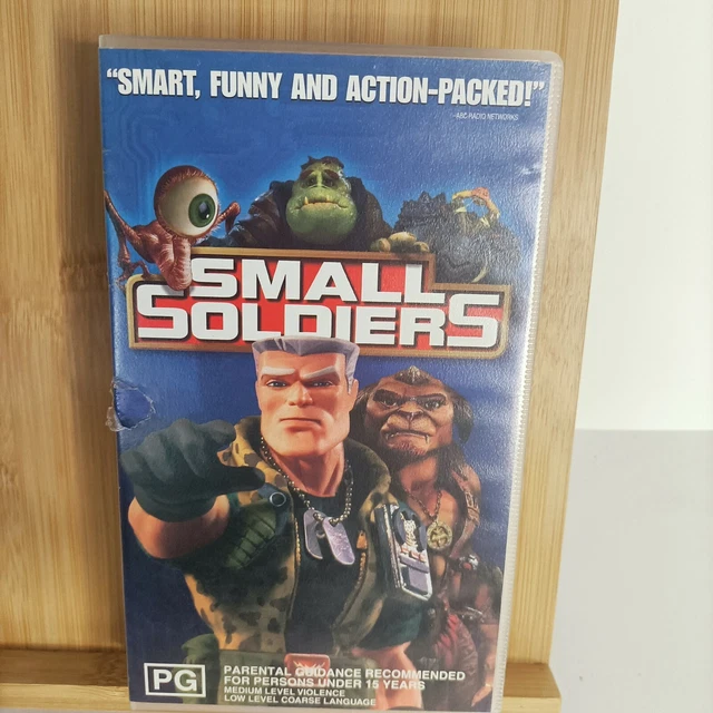 SMALL SOLDIERS MOVIE Animation Retro VHS Video Cassette Collectable ...