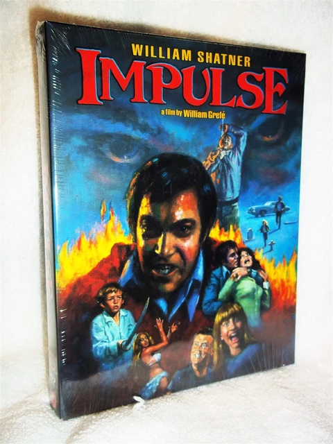 IMPULSE (BLU-RAY, 2024, 2-Disc) NEW Wiiliam Shatner Ruth Roman horror ...