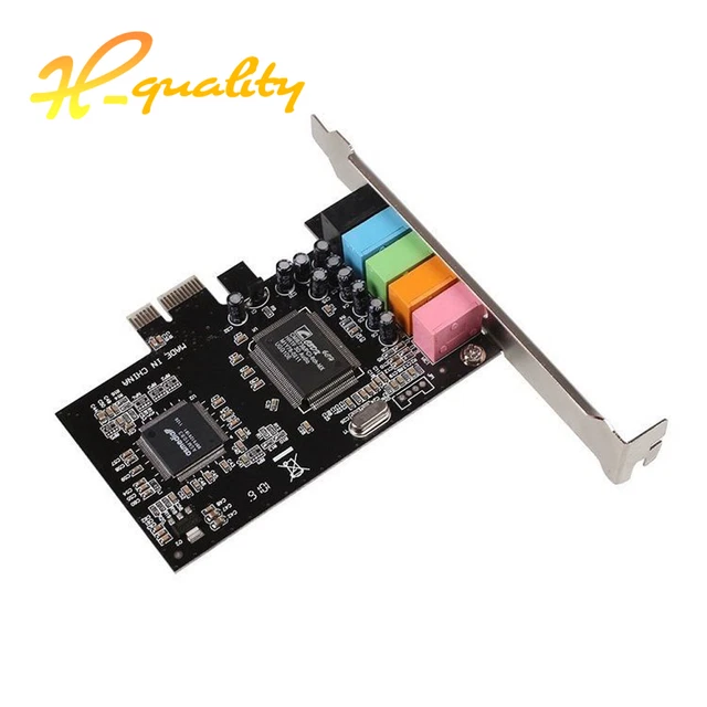 SCHEDA AUDIO DIGITALE chipset PCI Express x1 PCI-E 5,1 CH CMI8738 con ...
