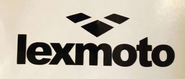 PAIRE D'AUTOCOLLANTS LEX MOTO panneau side-car réservoir découpe vinyle ...