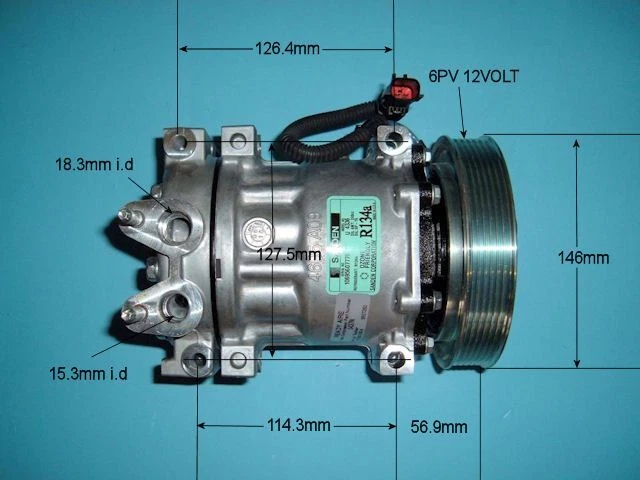 AUTOAIR AIRCON COMPRESSOR 14-4851 For Jeep Cherokee Kj 2.4 Lifetime ...