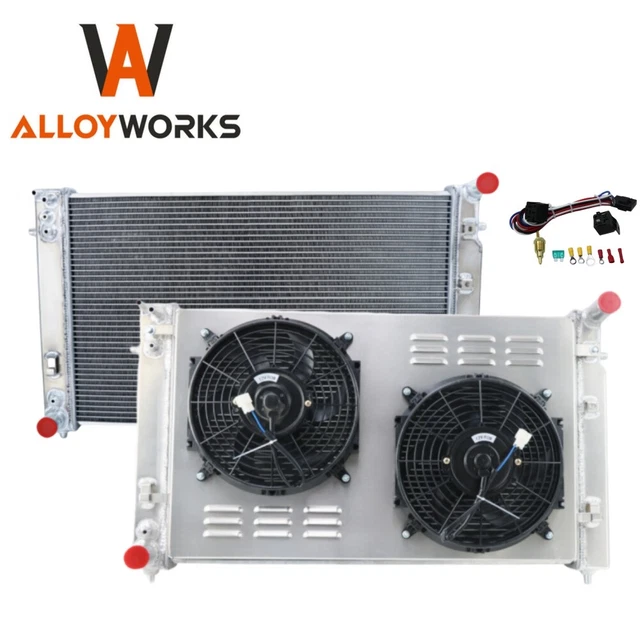3 ROW RADIATOR+FAN Shroud Relay For Holden Commodore VT VX HSV V8 GEN3 ...