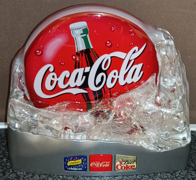 RARE VINTAGE COCA Cola Bar Top Dozzle Display Sign Light Good Condition ...