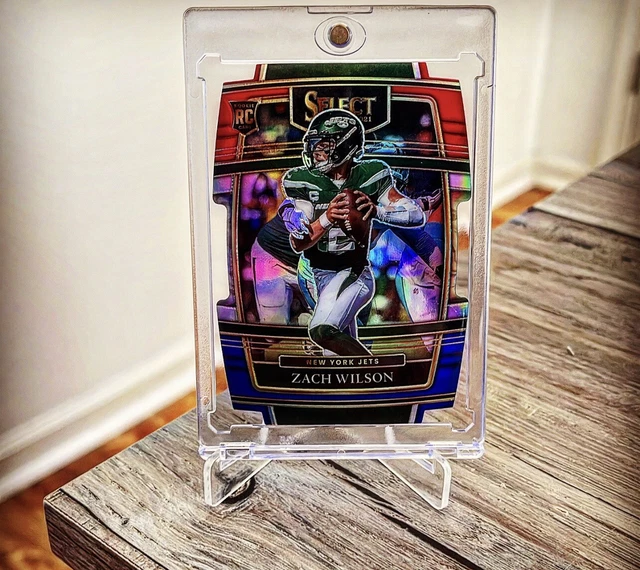ZACH WILSON RARA CARTA INVESTIMENTO ROOKIE QB HOLO SSP NUOVA DI ZECCA ...