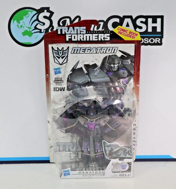TRANSFORMERS GENERATIONS DELUXE Megatron Thrilling 30 IDW Comic Book ...
