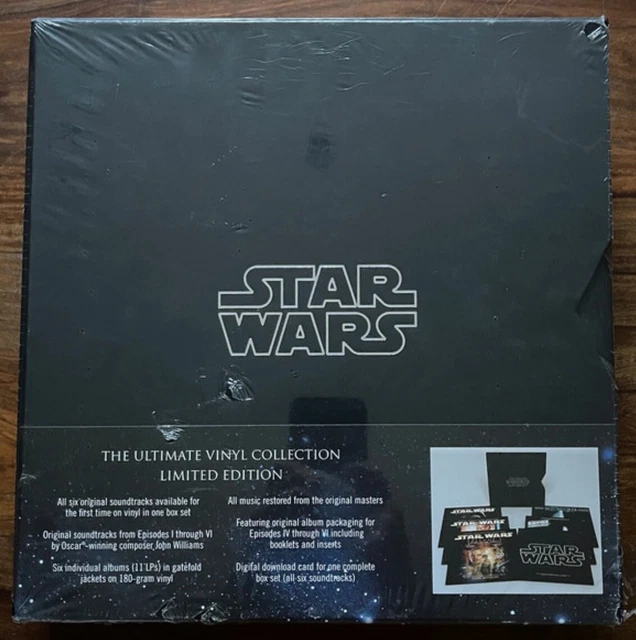 STAR WARS: THE Ultimate Vinyl Collection, John Williams Soundtrack Box ...