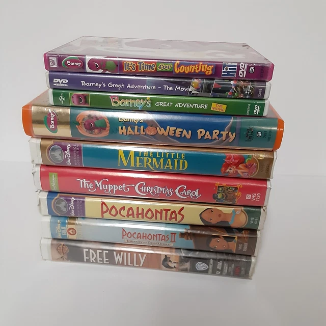BARNEY & DISNEY VHS & DVD Lot Of 9 $10.99 - PicClick CA
