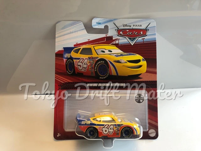 DISNEY PIXAR CARS WINFORD BRADFORD RUTHERFORD #64 RPM 1:55 DIECAST ...