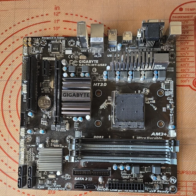 GIGABYTE GA-78LMT-USB3 REV:6.0 Socket AM3+ DDR3 MicroATX Motherboard, I ...