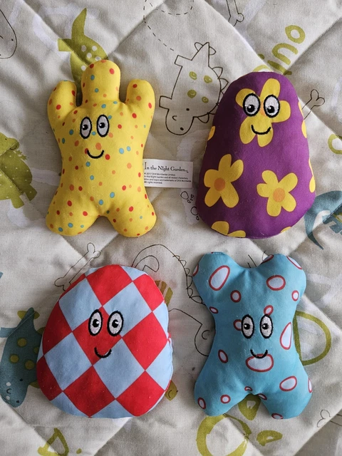 IN THE NIGHT Garden CBeebies Plush Beanies Soft Toys Haahoo Set X4 4.5 ...