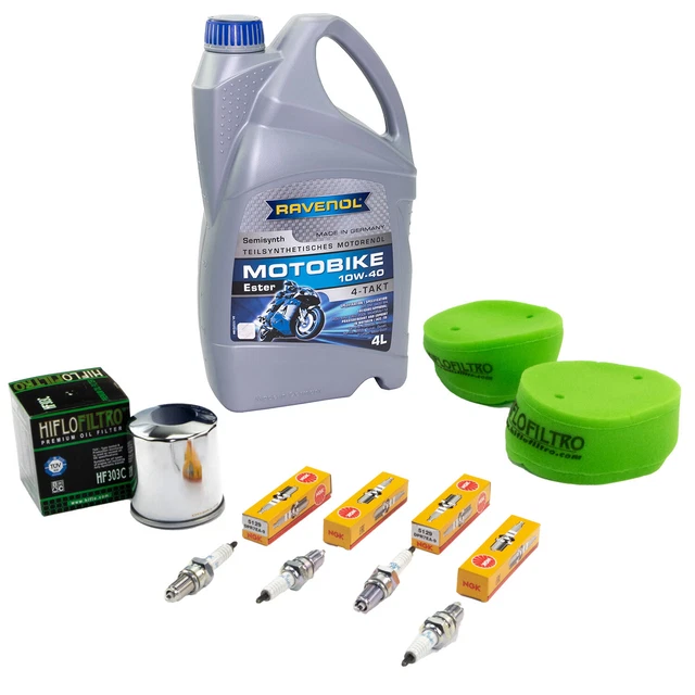 KIT HUILE ENTRETIEN Filtre à Air Bougie 4L pour Kawasaki VN 1500 VN-15 ...