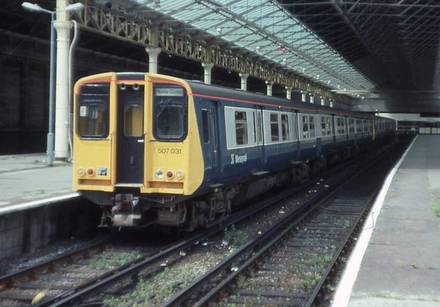 BRITISH RAIL 507031 Class 507 EMU Railway Photo - Merseyrail £1.05 ...