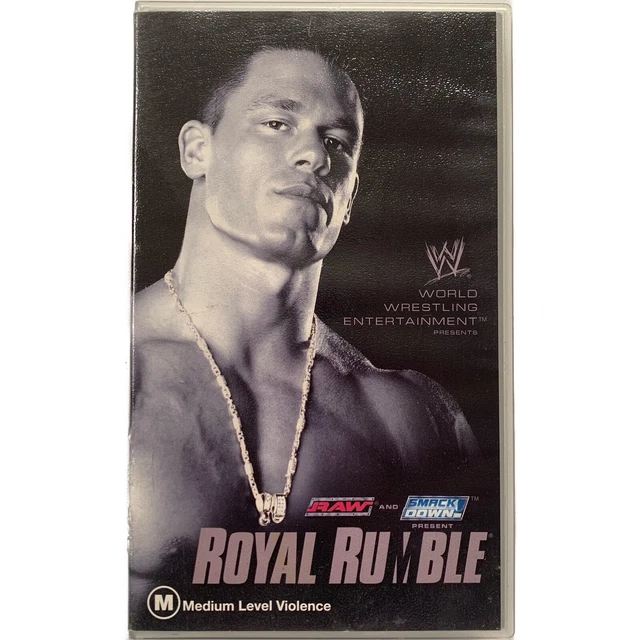 WWE ROYAL RUMBLE 2004 VHS Wrestling Video Tape John Cena Brock Lesnar ...