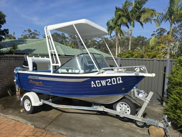ALUMINIUM 2008 BROOKER Getabout Boat and Trailer $16,999.00 - PicClick AU