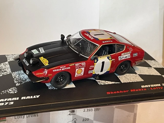 1/43 DATSUN 240Z Safari Rally 1973 Shekhar Mehta £29.99 - PicClick UK