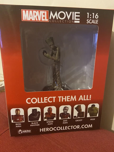 MARVEL MOVIE COLLECTION Groot Figure & Magazine Eaglemoss Hero ...