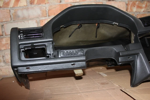 BMW E30 M3 Black Dashboard Dash Instrument Panel Trim No Visual Cracks ...