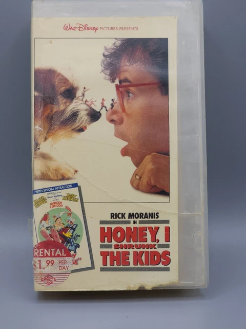 DISNEY’S HONEY I Shrunk the Kids VHS 1989 + Roger Rabbit Tummy Trouble ...