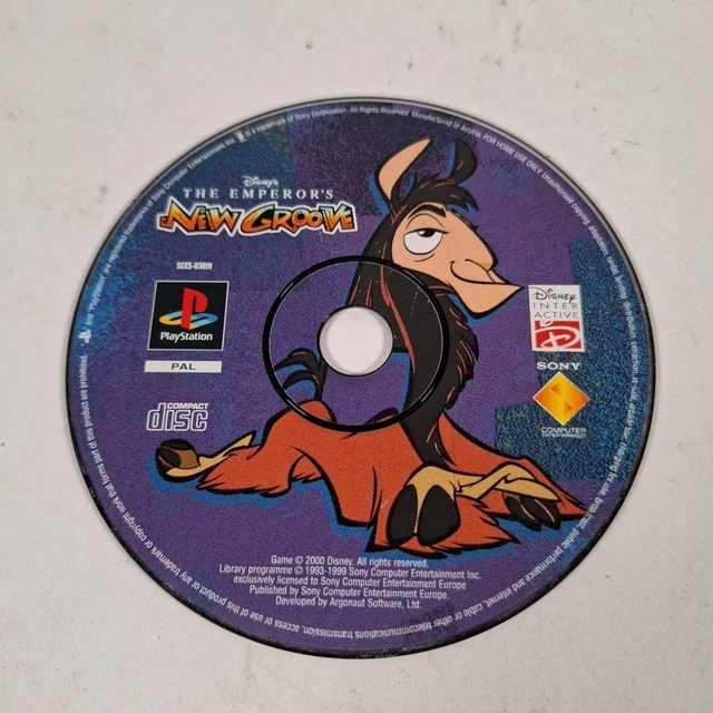 DISNEY EMPERORS NEW Groove Playstation PS1 Video Game PAL DISC ONLY £14 ...