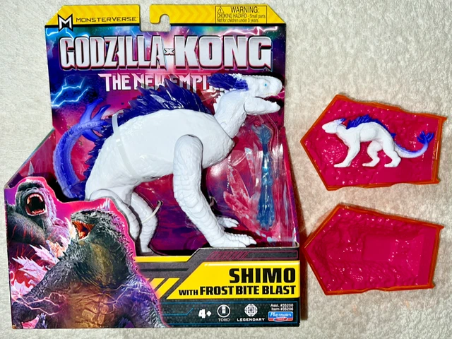FIGURINE GODZILLA X KONG THE NEW EMPIRE SHIMO 6" + CRISTAL TERRE CREUSE ...