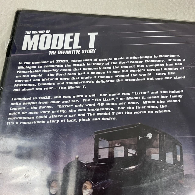 THE HISTORY OF Model T DVD The Definitive Story - New & Sealed 2006 RARE £5.99 - PicClick UK