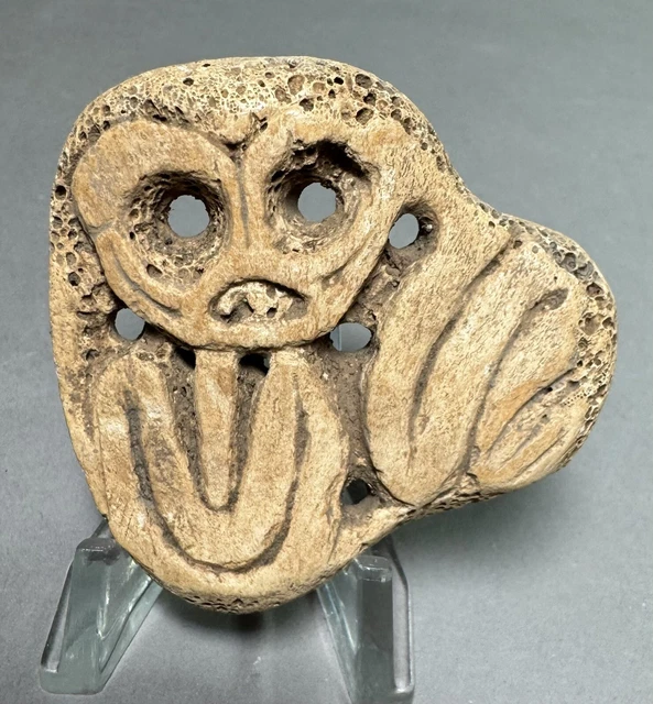 TAINO. PUERTO RICO. Mushroom Symbol Relief Carved Zoomorphic. $150.00 ...