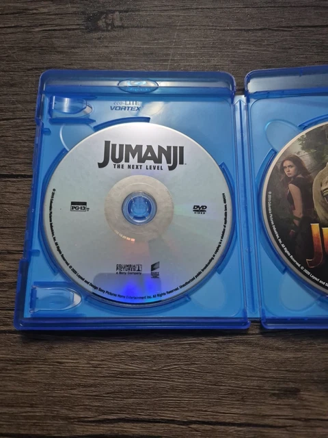 1.1 JUMANJI: The Next Level (Blu-ray+DVD, 2020) Dwayne Johnson, Kevin ...