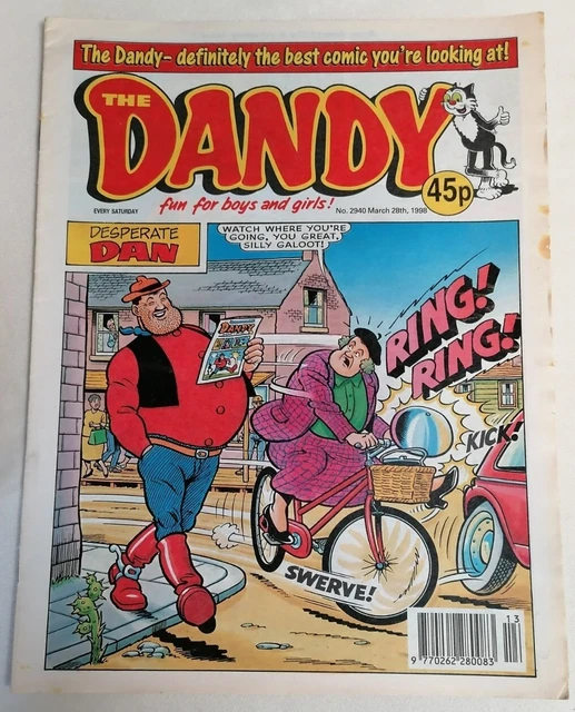 COMIC - VINTAGE British Comic The Dandy Fun For Boys & Girls No. #2940 ...