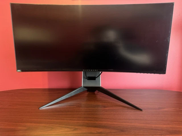 ALIENWARE AW3418DW 34” Curved UltraWide QHD Gaming Monitor 120Hz G-Sync ...