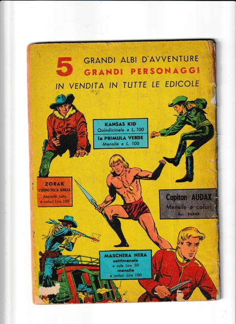 FUMETTO LA PRIMULA verde numero 6 editoriale corno 1964 max bunker EUR ...