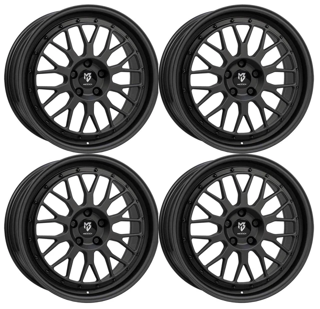 MB-DESIGN LV1 ALLOY wheels 4x 8.5Jx19 ET50 5x114,3 SWMATT fits Renault ...