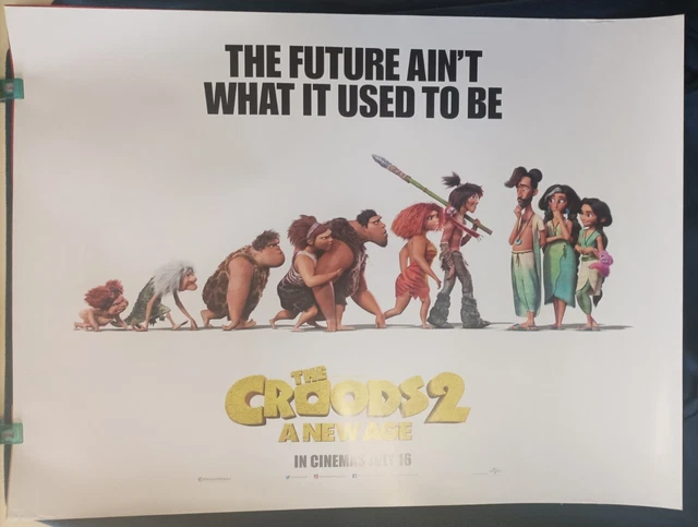 THE CROODS 2 A New Age Original Quad Cinema Poster EUR 9,16 - PicClick FR