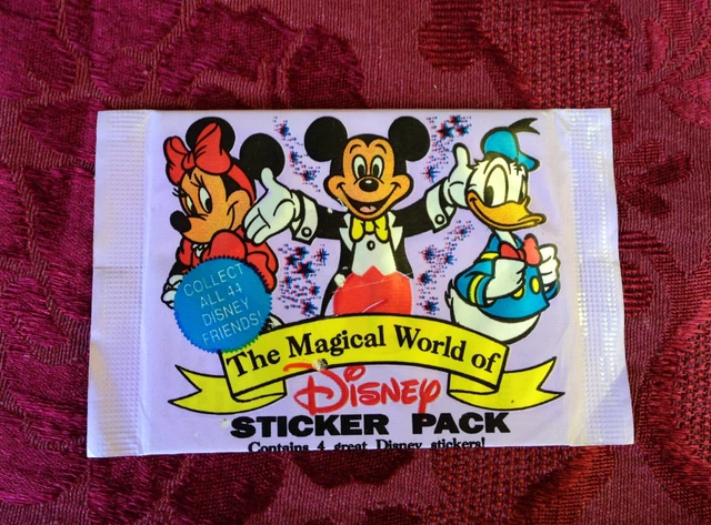 1991 AUS DYNAMIC Marketing THE MAGICAL WORLD OF WALT DISNEY STICKER ...