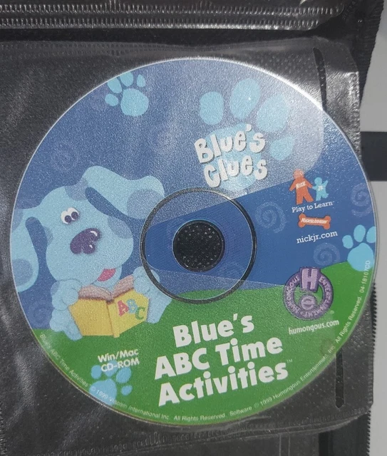 BLUE'S CLUES ABC Time Activities PC Game CD-ROM Disc Only £3.82 ...