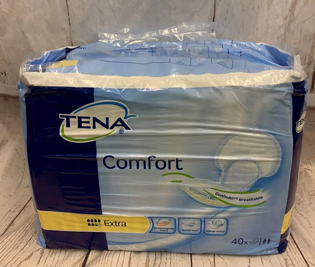 1X TENA COMFORT EXTRA Absorbency Pack of 40 Incontinence Pads £24.95 ...