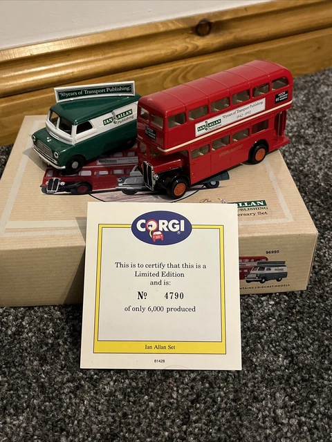 CORGI VAN AND Bus Model The Ian Allan Publishing 50th Anniversary Set £ ...