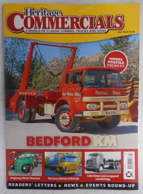 HERITAGE COMMERCIALS MAGAZINE July 2024 Bedford KM, Anglesey Motor ...
