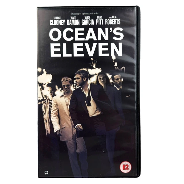 OCEANS ELEVEN VIDEO VHS Action Film Movie Cert 12 2001 £19.99 - PicClick UK