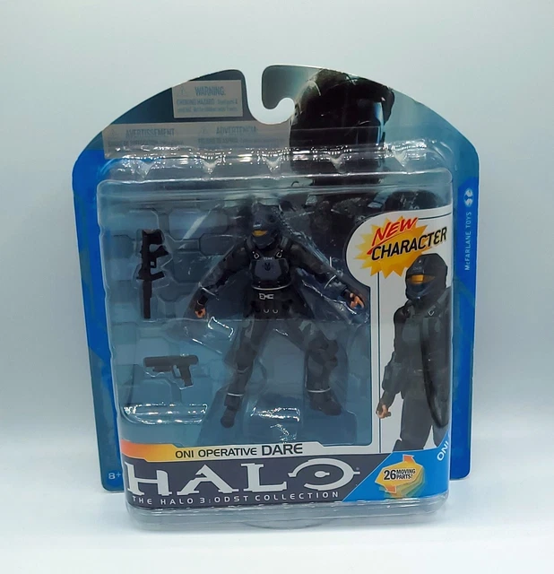 MCFARLANE TOYS HALO 3: ODST Collection Oni Operative Dare (Helmeted ...
